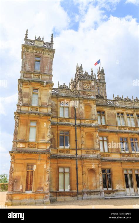 England Hampshire 2 May 2017 Highclere Castle Jacobethan Style