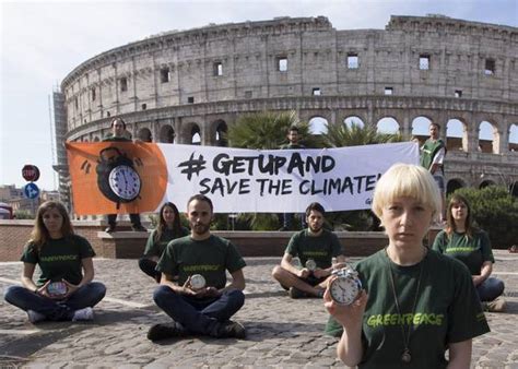 Greenpeace Il Global Day Of Action Per La Salvaguardia Del Clima