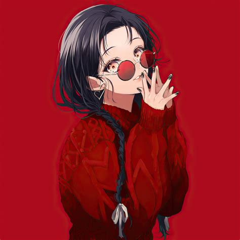 Aesthetic Red Anime Girl Wallpapers Wallpaper Cave