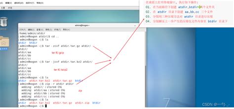 Targzipbzip2zipunziplinux中分别解压上一步产生的压缩包文件移动至 Btdir 目录下 Csdn博客