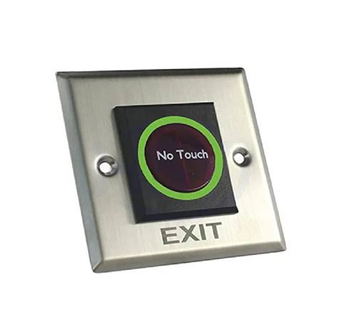No Touch Stainless Steel Door Exit Switch Touch Free Exit Push Release Button At Piece