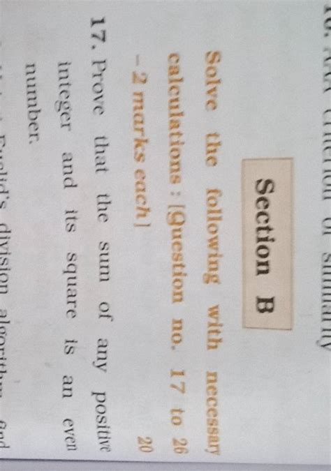 section bsolve the following with necessary calculations [guestion no