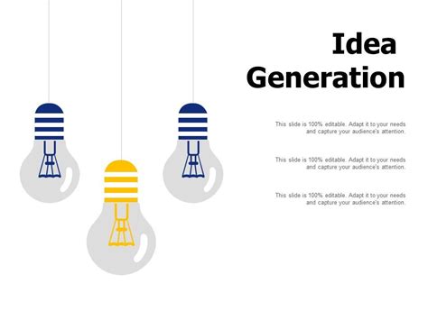 Idea Generation Ppt PowerPoint Presentation Inspiration Gallery