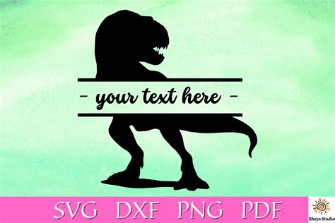 Dinosaur Svg T Rex Svg T Rex Name Frame Svg Tyrannosaurus Etsy Hong Kong