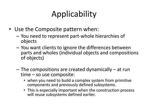 Ppt Composite Design Pattern Powerpoint Presentation Free Download