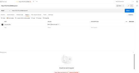 could not send request error request time out help hub postman