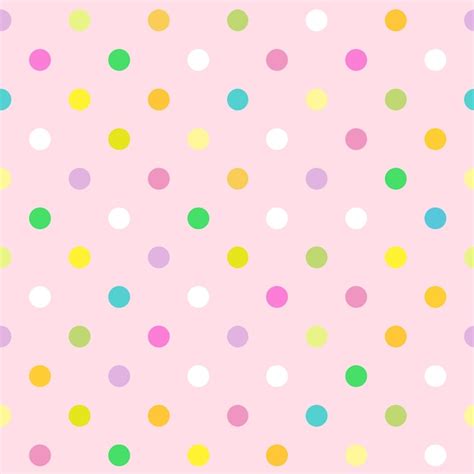 Premium Vector Polka Dot Pattern Colorful Seamless Texture