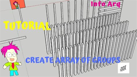 Create Array Of Groups 1001bit Plugin SketchUp YouTube