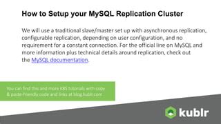 Setting Up Mysql Replication Cluster In Kubernetes Ppt