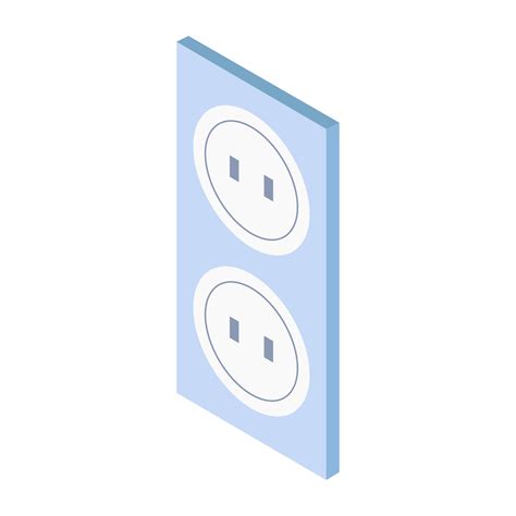 Isometric Socket On A Background 42339122 Vector Art At Vecteezy