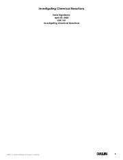 Lab11 Ilaria Rigodanzo Pdf Investigating Chemical Reactions Ilaria