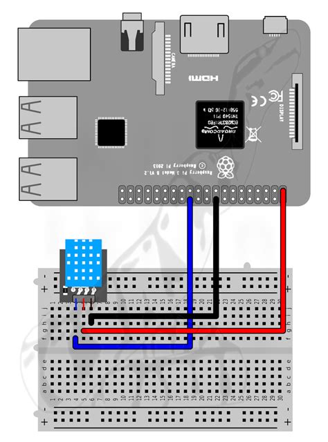 Kepython C Raspberry Pi Dht Thermal Humidity Sensor