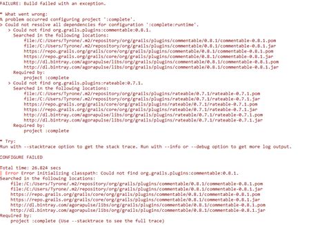 Certain Plugins Not Working After Updating From Grails 2 To 3 Stack