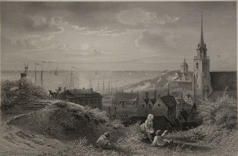 S GRAVENHAGE DEN HAAG Scheveningen J L Terwen 1858 Antieke
