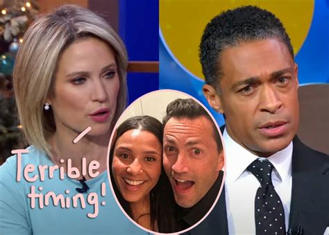 Tj Holmes And Amy Robach Livid Exes Romance Reveal Is Overshadowing