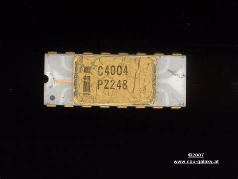 www.cpu-galaxy.at Vintage Intel 4004, C4004, D4004 Section