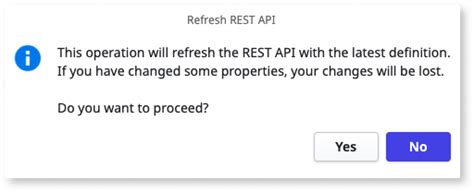 refresh a rest web service odc documentation