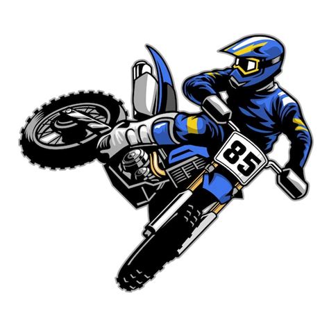 Premium Vector Tail Whipping Motocross