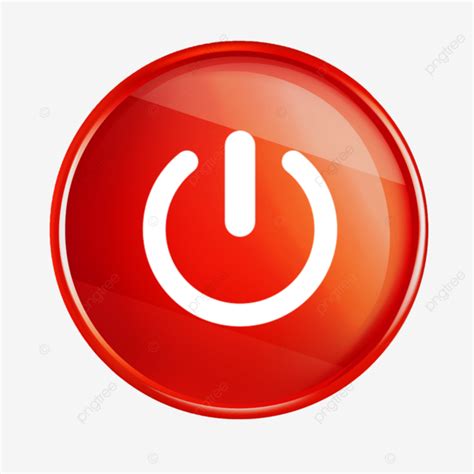 紅色關機按鈕圖標透明剪貼畫 關閉 關機圖標 电源按钮素材圖案，psd和png圖片免費下載