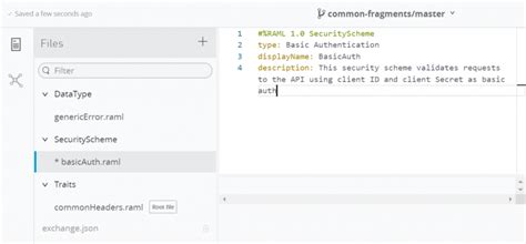 create fragments in raml 1 0 mulesoft tutorials