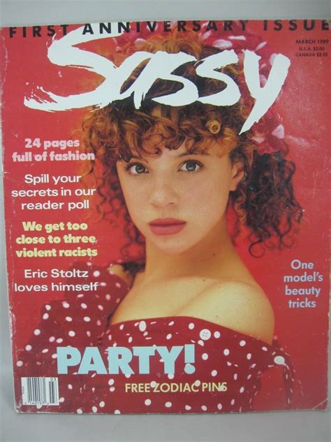 Sassy Magazine March 1989 First Anniversary Issue Sassy Magazine