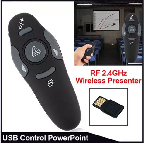 Wireless Presenter RF GHz USB Presentation PowerPoint Clicker PPT Remote Control Pointer