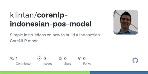 Github Klintan Corenlp Indonesian Pos Model Simple Instructions On