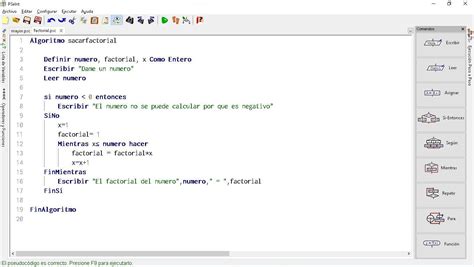 Desarrolle Un Algoritmo Para Obtener El Factorial De Un Número Es