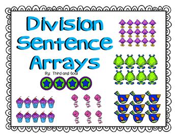 Division Array Task Cards By Third And Goal TPT