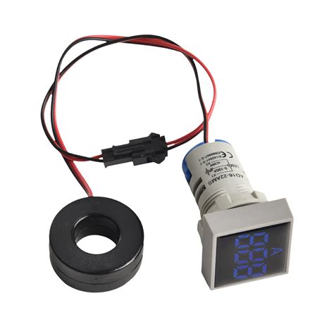 Ac 110 220v Digital Ammeter With Led Display Anel Mount Square Digital