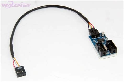 9 핀 Usb 헤더 남성 1 2 4 여성 확장 케이블 카드 데스크탑 9 핀 Usb 허브 9pin 커넥터 어댑터 멀티 레이어