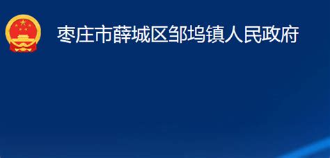 枣庄市薛城区邹坞镇人民政府政务服务网