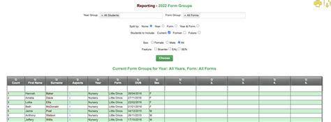 Create A Form Or Class List With Extra Columns ScholarPack