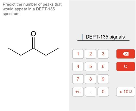 Solved Predict The Number Of Peaks That Would Appear In A Chegg