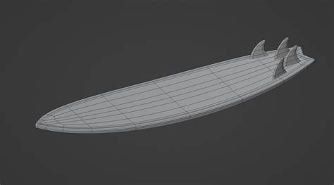 3d Surfboard Model Turbosquid 2197943