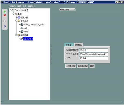 Oracle 添加第二个实例 和 监听 Csdn博客