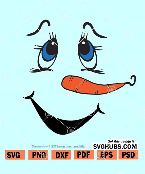 Snowman Face Svg Snowman Svg Snowman Face Svg For Cricut Snowman