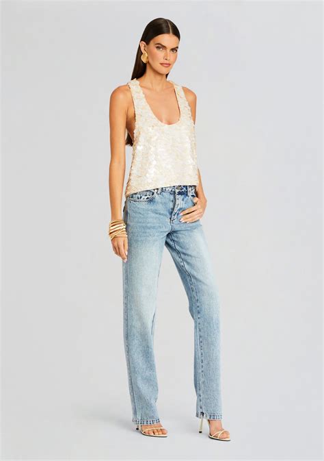 Clover Sequin Top Retrofete