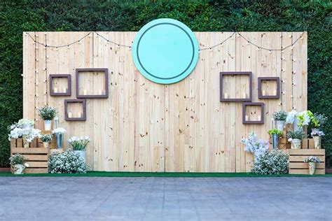 ฉากแต่งงาน Wedding Backdrop Decorations Backdrops Wedding Backdrop