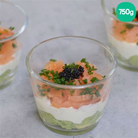 Recette Verrine Avocat Saumon Boursin [vidéo] Recette