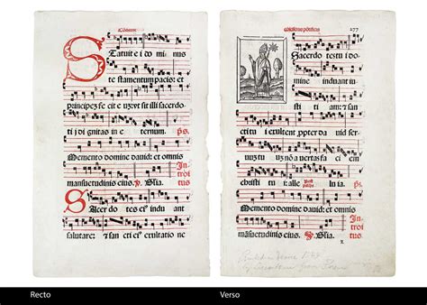 Lot 13 Early Printed Leaf Antiphonal