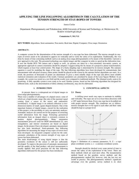 Applying The Line Following Algorithm In The Calculation Of The