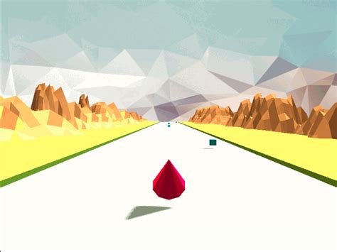 Webgl Experiment 3d Endless Runner By Michaela Lehr On Dribbble