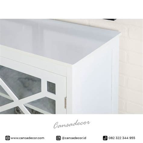 Lemari Bufet 2 Pintu Minimalis Duco Kayu Jati Cansadecor Jual