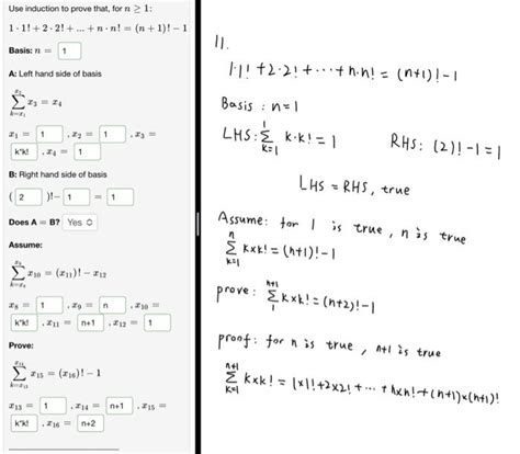 Solved Use Induction To Prove That For N≥1