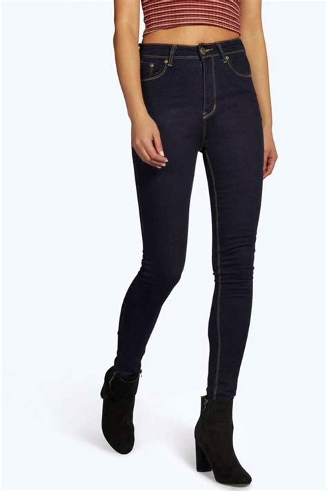 Jordan High Waisted Classic Skinny Jeans Boohoo