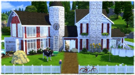 The Sims Speed Build Farm House Youtube