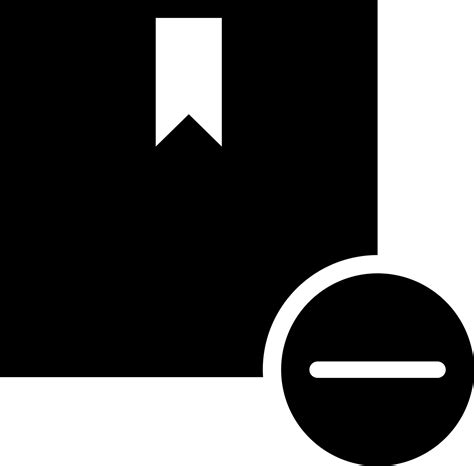 Remove Package Icon Or Symbol Vector Art At Vecteezy