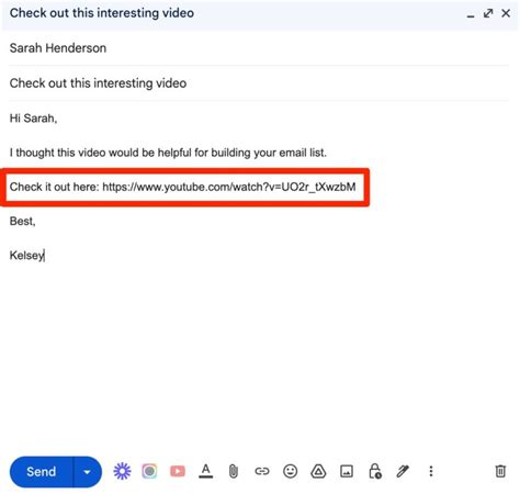 How To Embed A YouTube Video In An Email Step By Step Guide AWeber