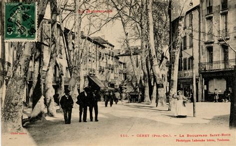 Céret Carte postale ancienne et vue d Hier et Aujourd hui Geneanet